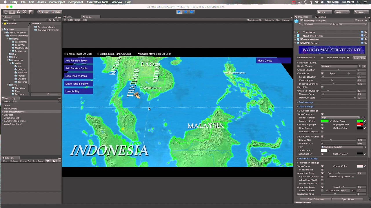 World Map Strategy Kit - Community Showcases - Unity Discussions