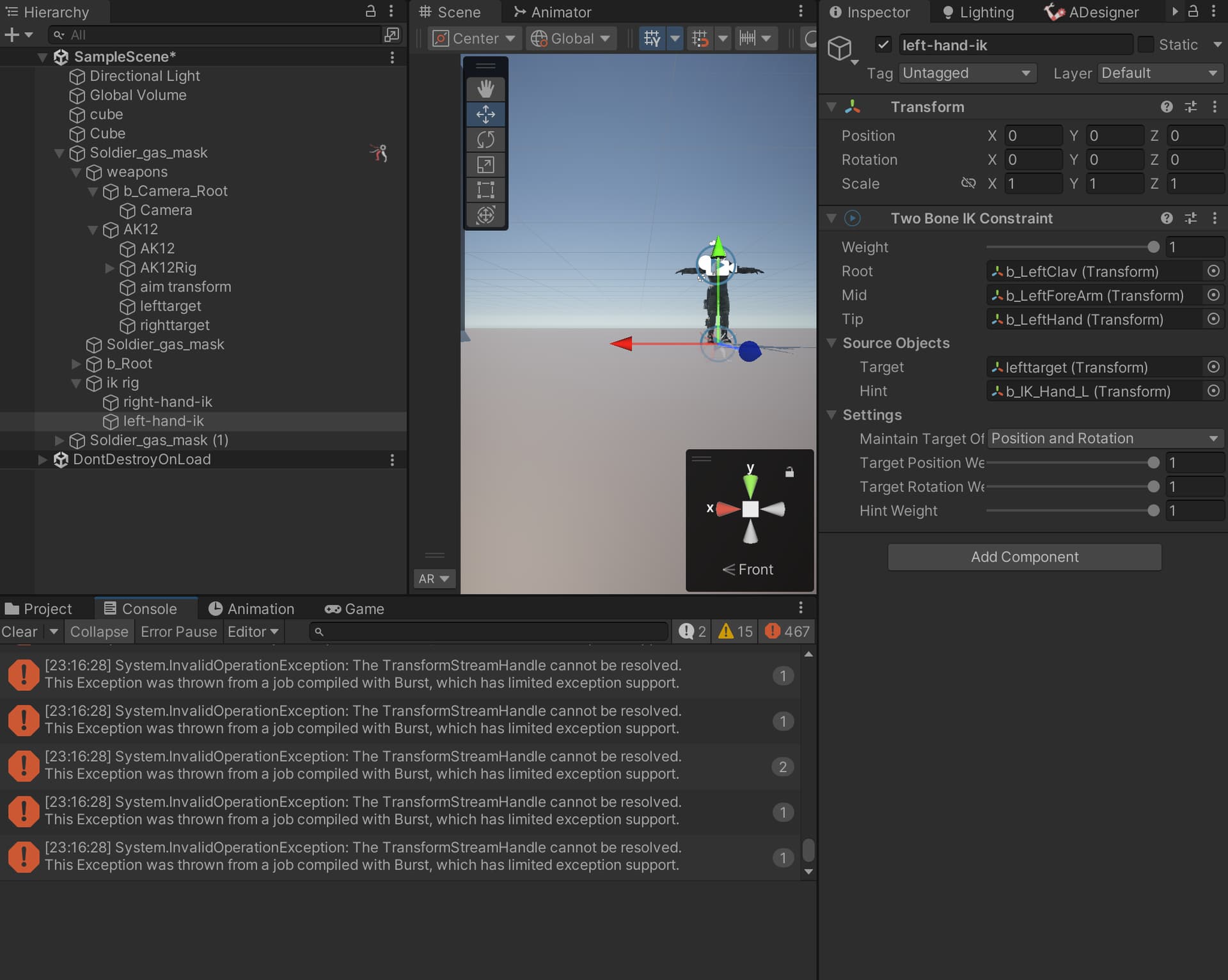 Error regarding animation rigging packs - Unity Engine - Unity Discussions