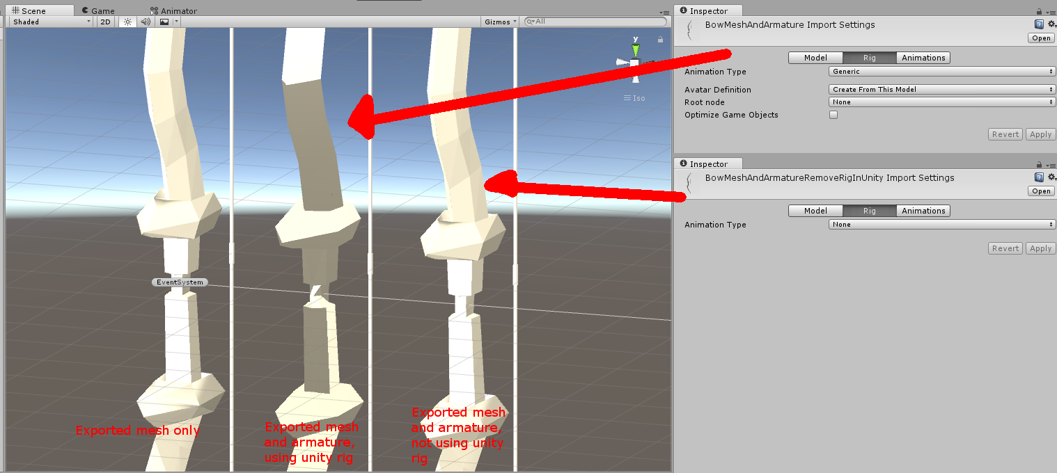 Blender to Unity using rig causes unexpected face-colors - Unity Engine - Unity Discussions