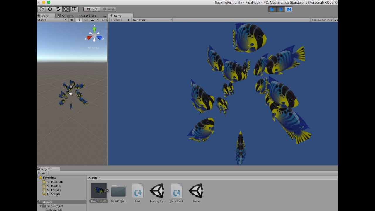 How to position fish in a specific location - Unity Engine - Unity ...