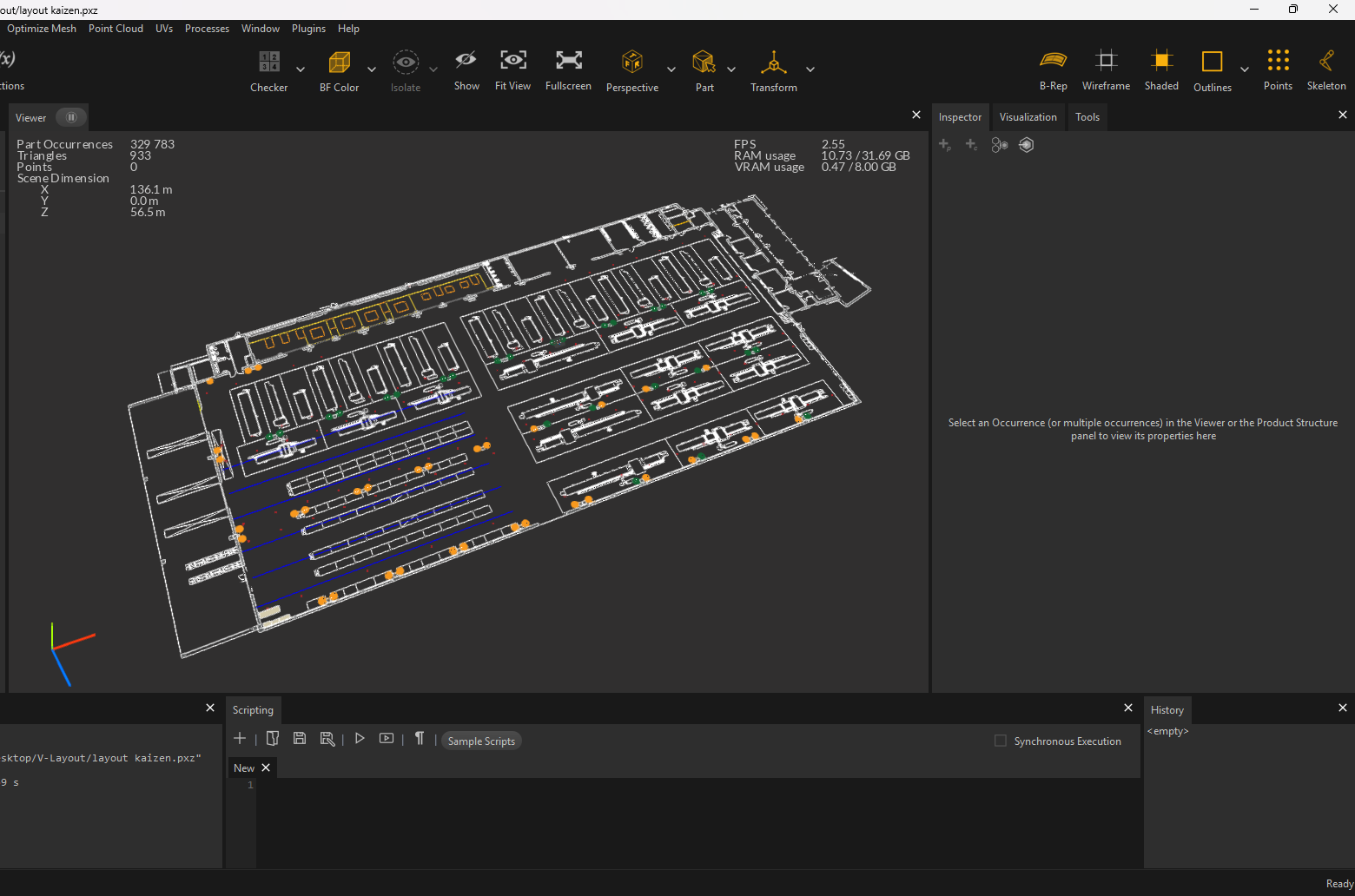 Convert a .dwg (2D) file to .GLTF/GLB file (BIG FILE DIMENSIONS) - Unity Asset Transformer ...
