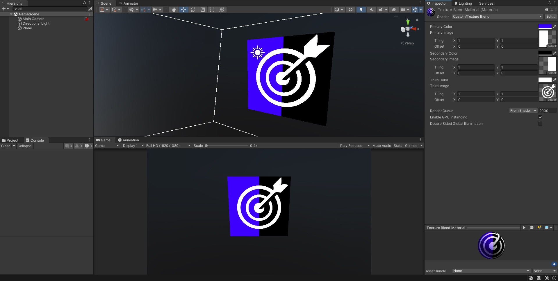 Help Fixing Custom Shader Code To Combine 3 Textures Into One Unity
