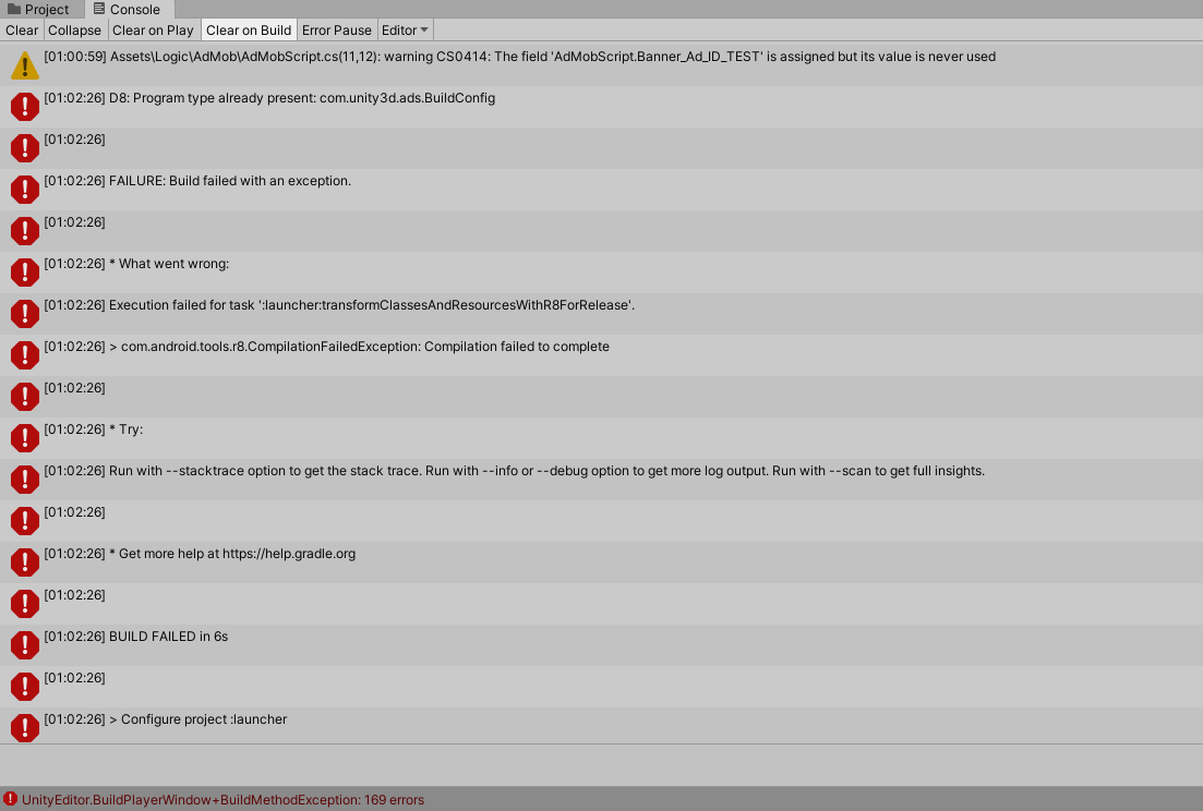 Build fails after importing Unity Ads - Unity Engine - Unity Discussions
