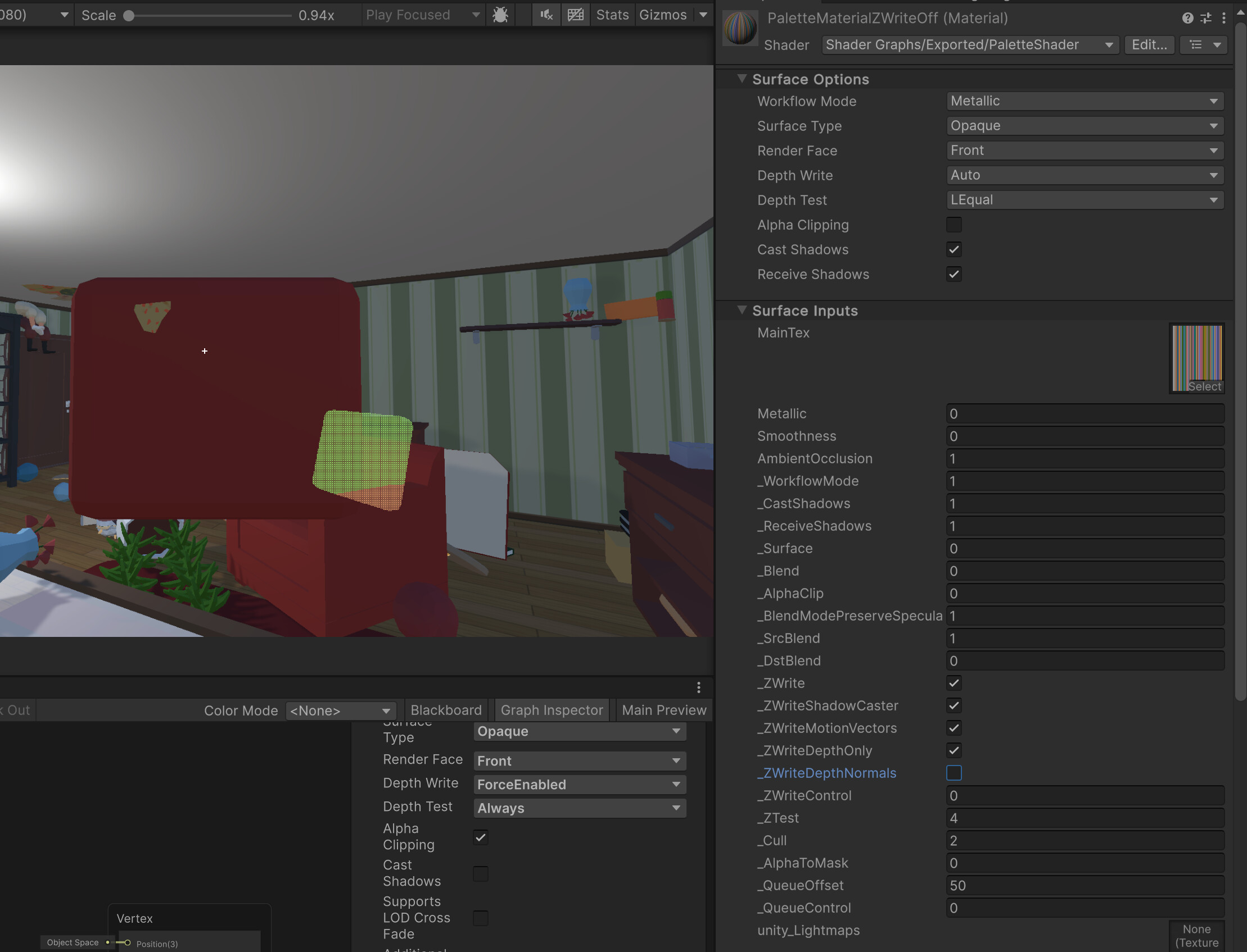 URP opaque material Depth Write (ZWrite) setting is ignored - Unity Engine - Unity Discussions