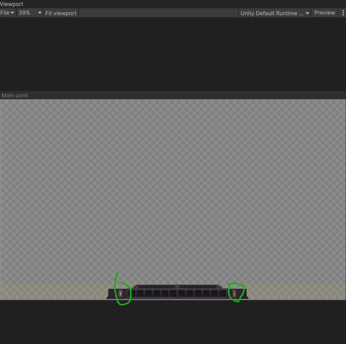 Unity UI toolkit in Unity play mode not fit the correct resolution when windows 11 screen set ...