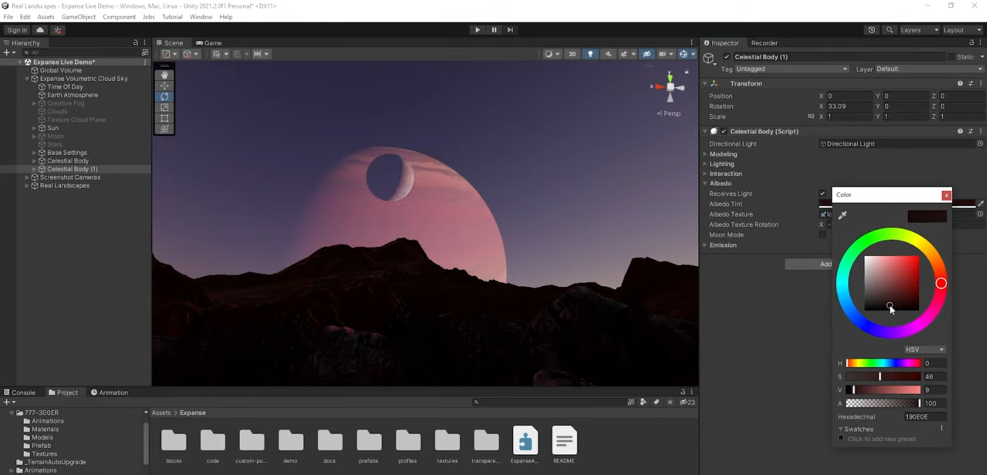 Best Way To Have Celestial Bodies In Procedural Sky Unity Engine
