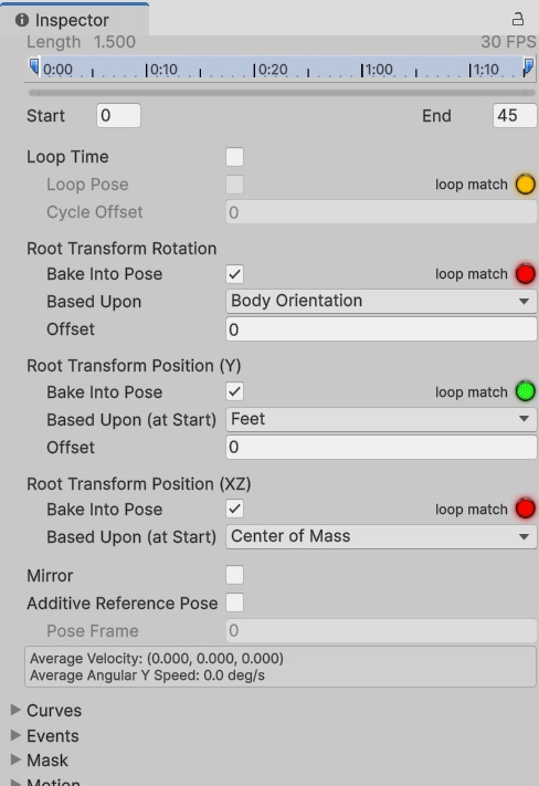 After playing the animation character goes back to point where it jumps ...