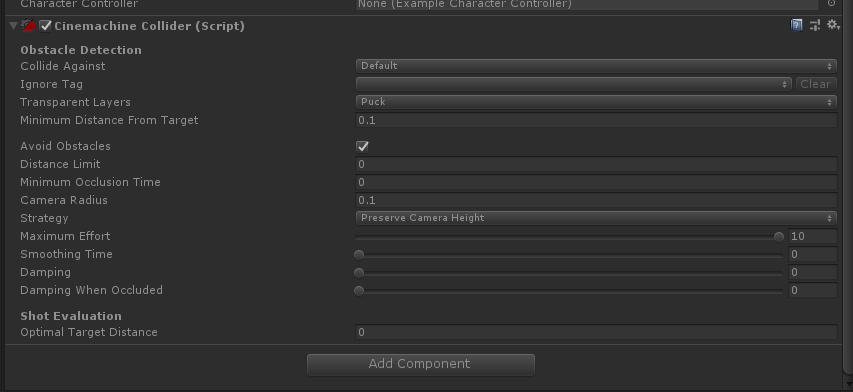Kind of dissapointed by Cinemachine's obstacle avoidance. Am I missing something? - Unity Engine ...