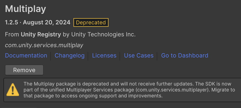 Multiplayer Services SDK missing some packages - Unity Services - Unity Discussions