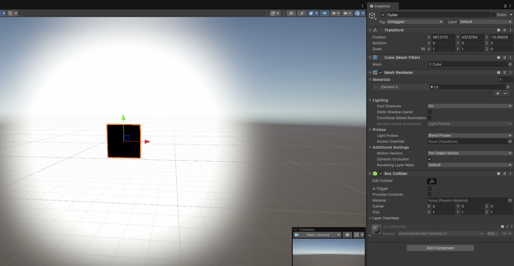 Problems With Urp Lit Shader When Transform Scale Z Axis Is 0 Unity Engine Unity Discussions