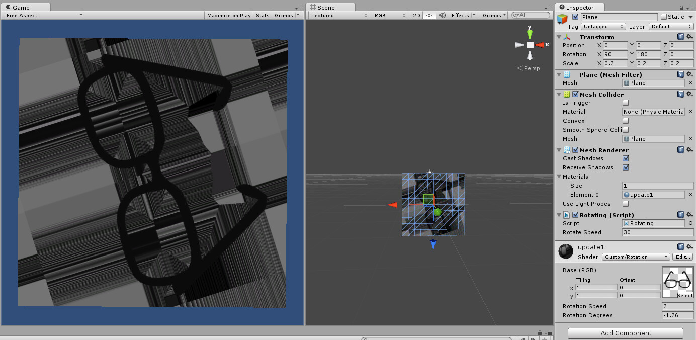 Rotating Unlit/TransparentCutout - Unity Engine - Unity Discussions