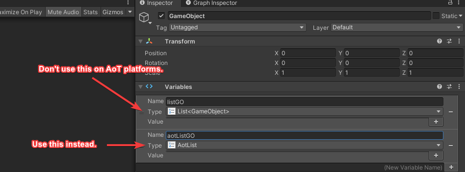 Assets\Unity.VisualScripting.Generated\VisualScripting.Core\AotStubs.cs(16800,11): error CS0234 ...