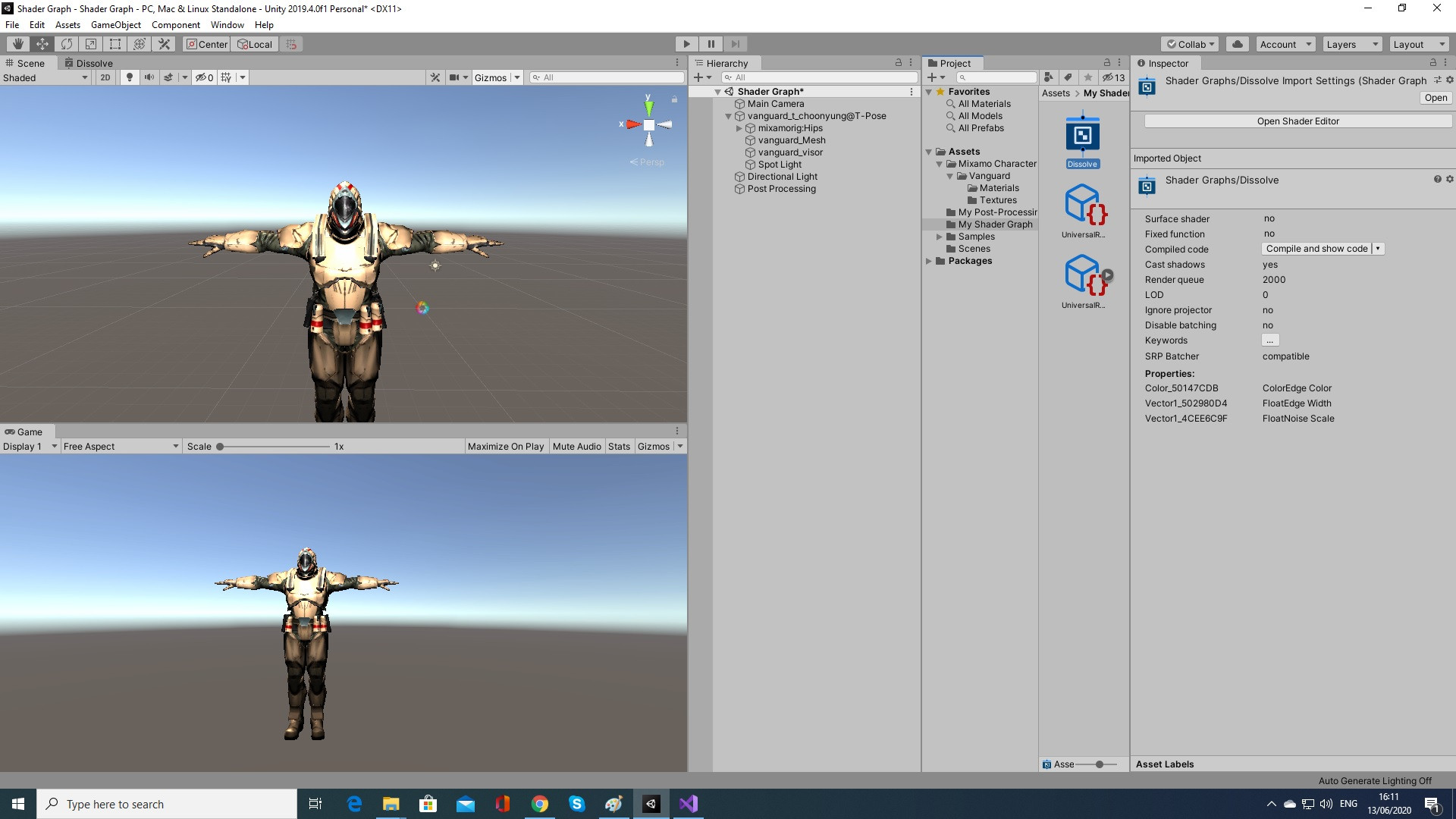 How can I keep the main texture of the character when adding a new shader? - Unity Engine ...