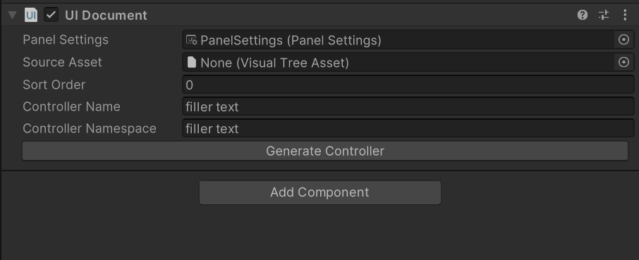 Overwriting the UIDocument inspector - Unity Engine - Unity Discussions