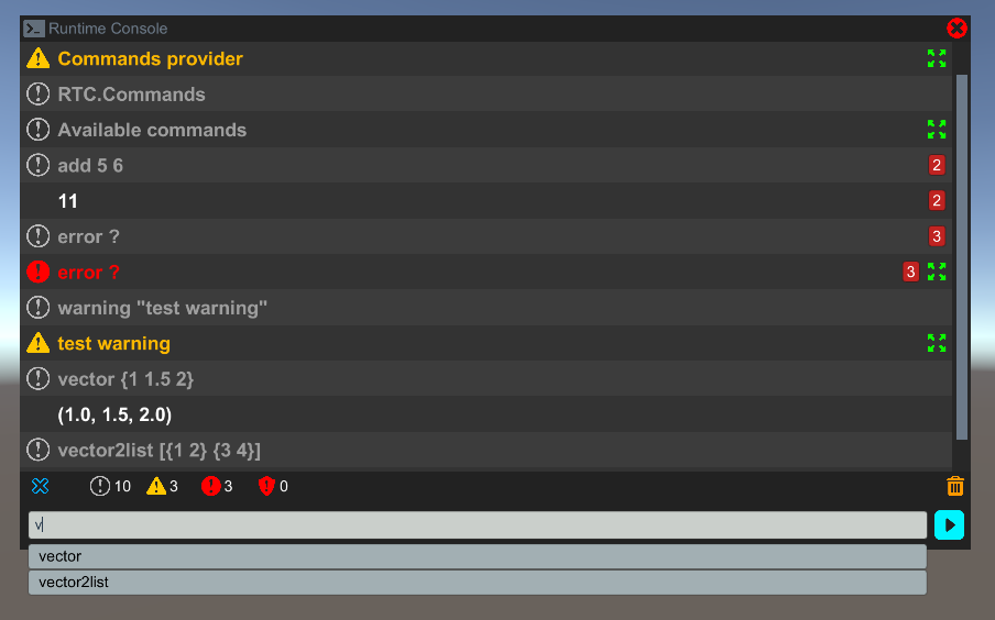 Runtime Console uGUI - Community Showcases - Unity Discussions
