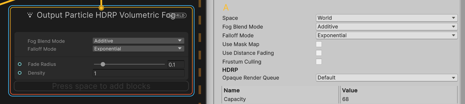 HDRP Volumetric Fog Particle block is missing Mask settings? - Unity Engine - Unity Discussions