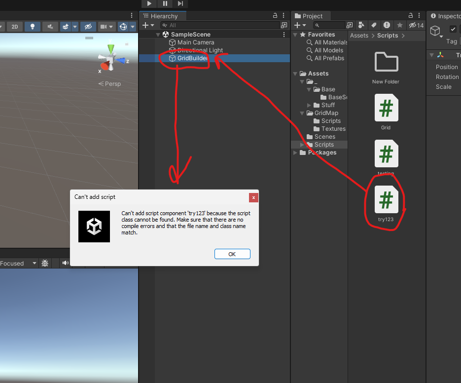 No Monobehaviour Scripts In The File Error Unity Engine Unity