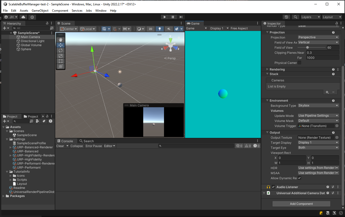 Cameras With Allow Dynamic Resolution Renderes Random Stuff Unity Engine Unity Discussions