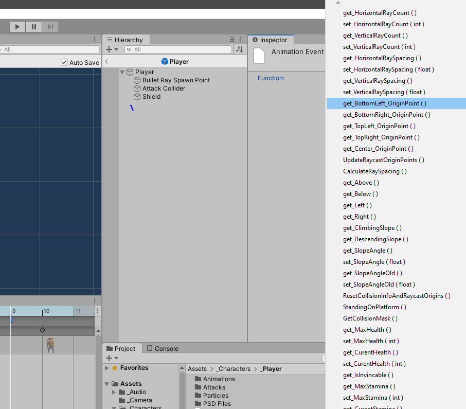 How Do I Hide Methods From The Animation Event Inspector Window Unity Engine Unity Discussions
