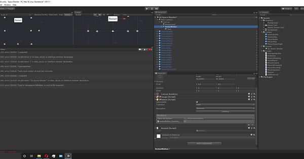 Restart button help - Unity Engine - Unity Discussions