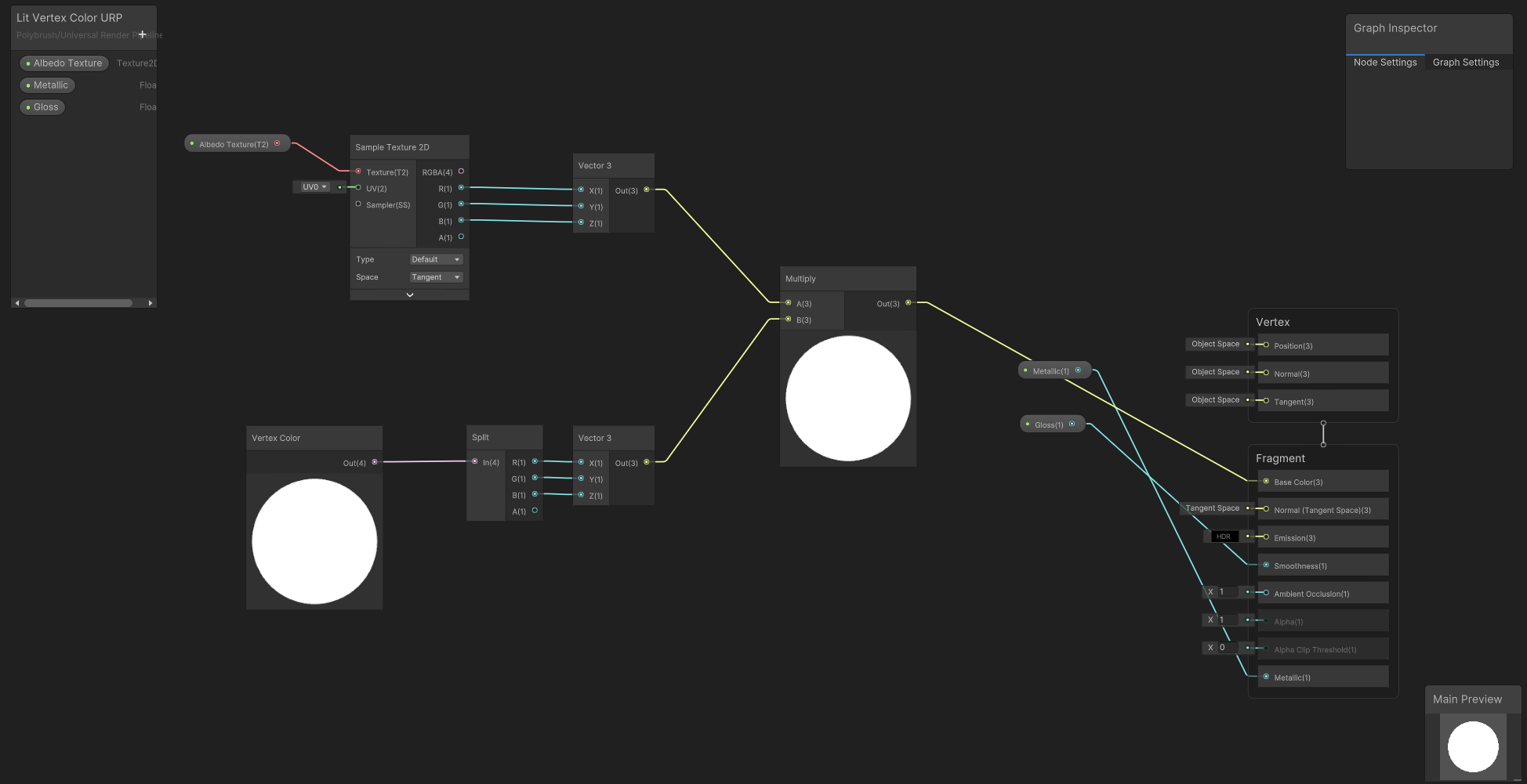 Polybrush "Lit Vertex Color URP" colors are off compared to Default Lit - Unity Engine - Unity ...