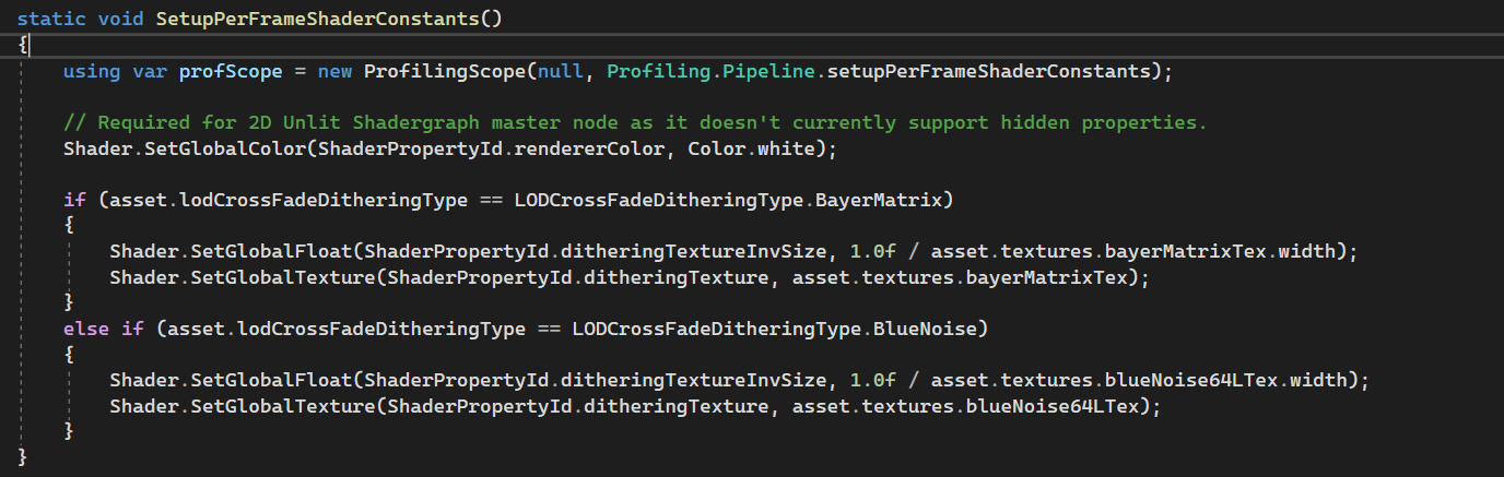 Null Reference in URP's SetupPerFrameShaderConstants - Unity Engine - Unity Discussions