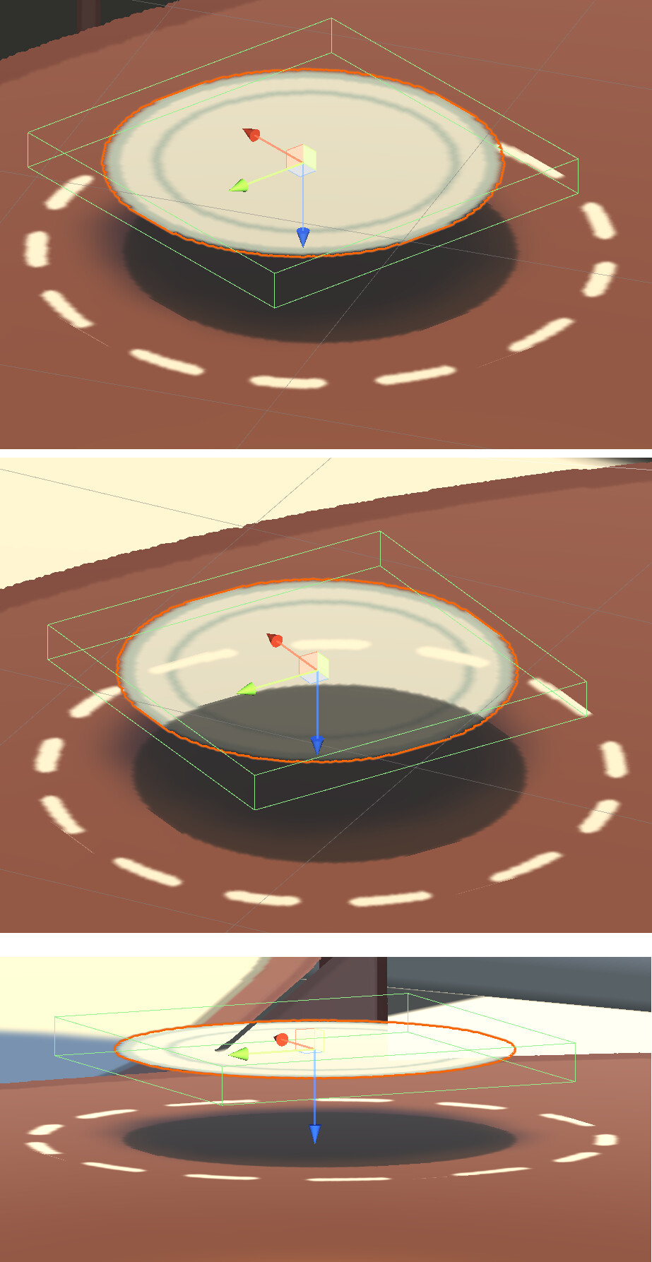 Quad with fade shader material is rendered below while physically above another - Unity Engine ...