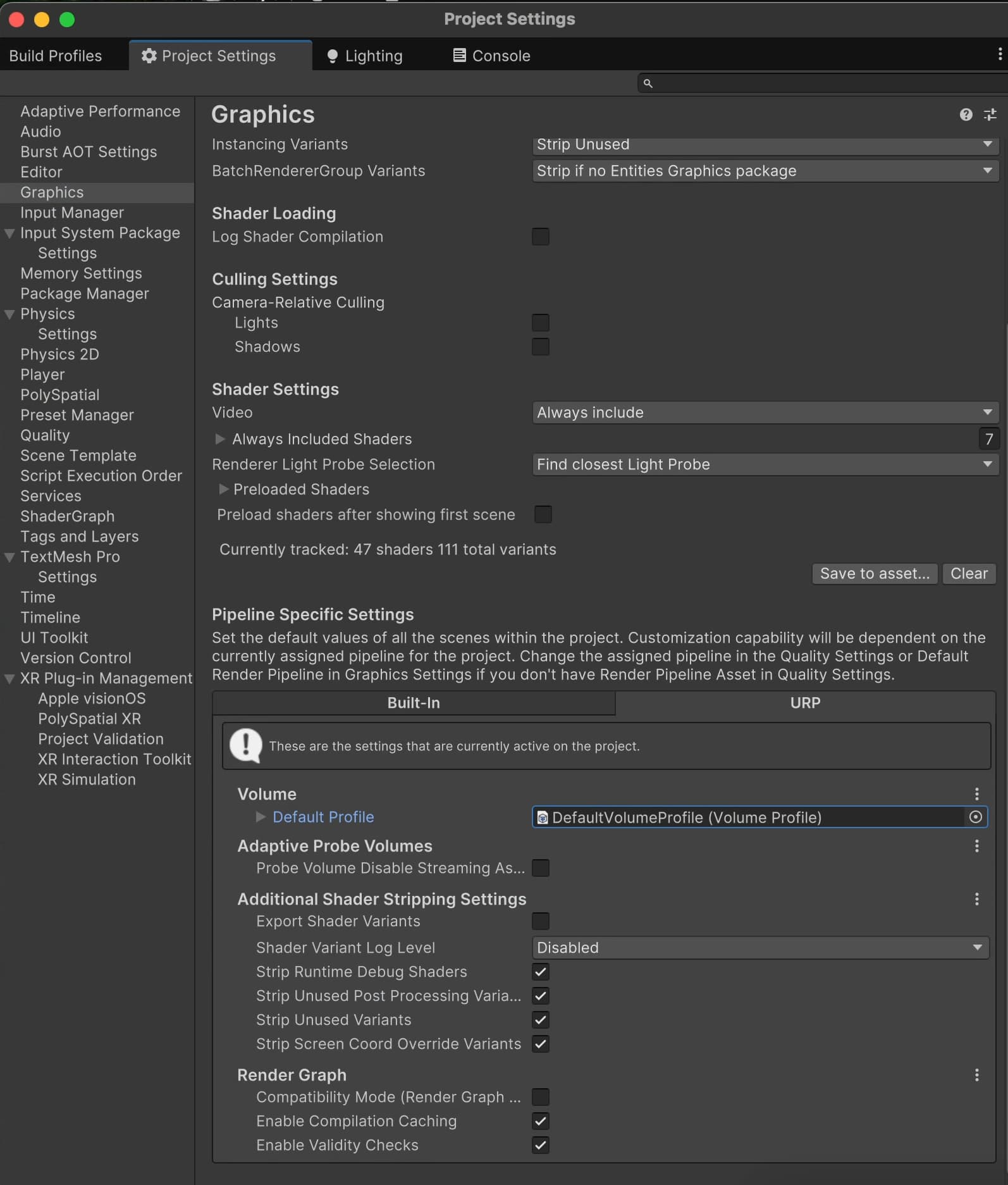 What is the best setup for rendering realistic scenes in VisonOS MR ...