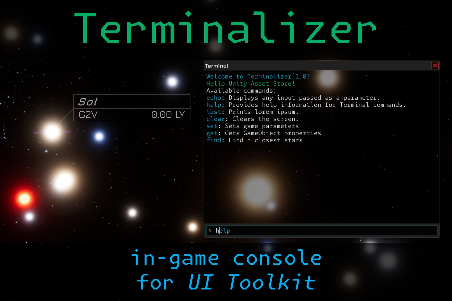 [RELEASED]: in-game console / terminal for UI Toolkit - Community Showcases - Unity Discussions
