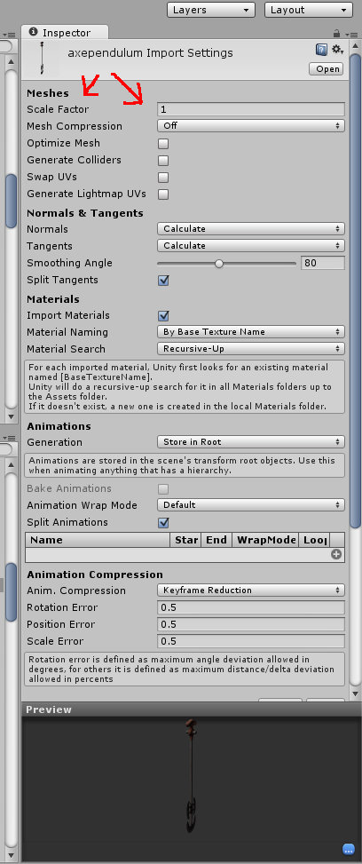 Models imported from blender are tiny - Unity Engine - Unity Discussions