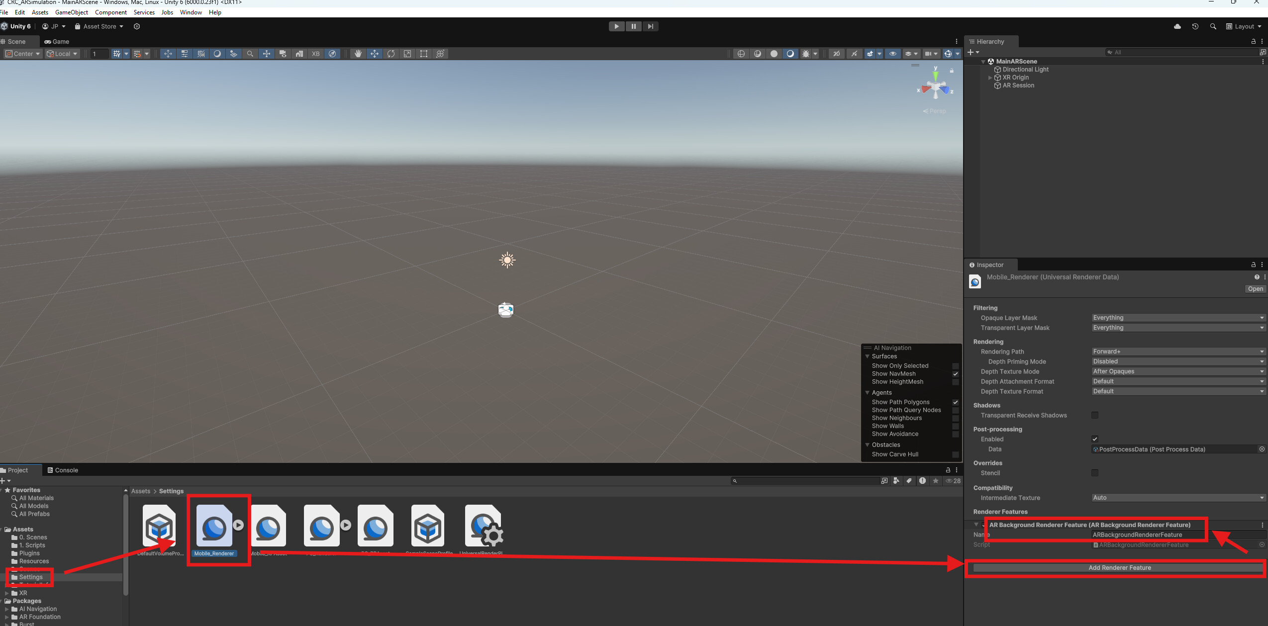Yellow Screen when doing AR - Unity Engine - Unity Discussions