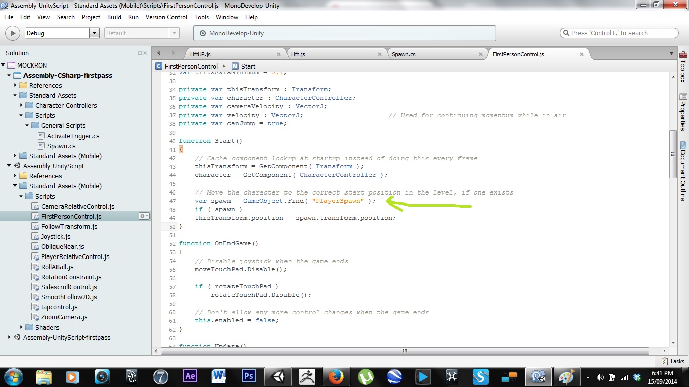 How to create spawn point for First Person Controller. - Unity Engine - Unity Discussions
