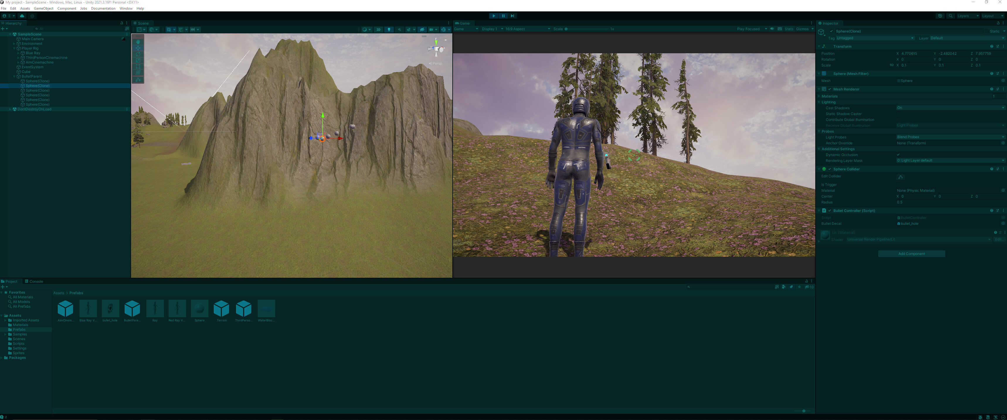 Bullets Instantiating In Roughly Specific Area in World and I do not know why - Unity Engine ...