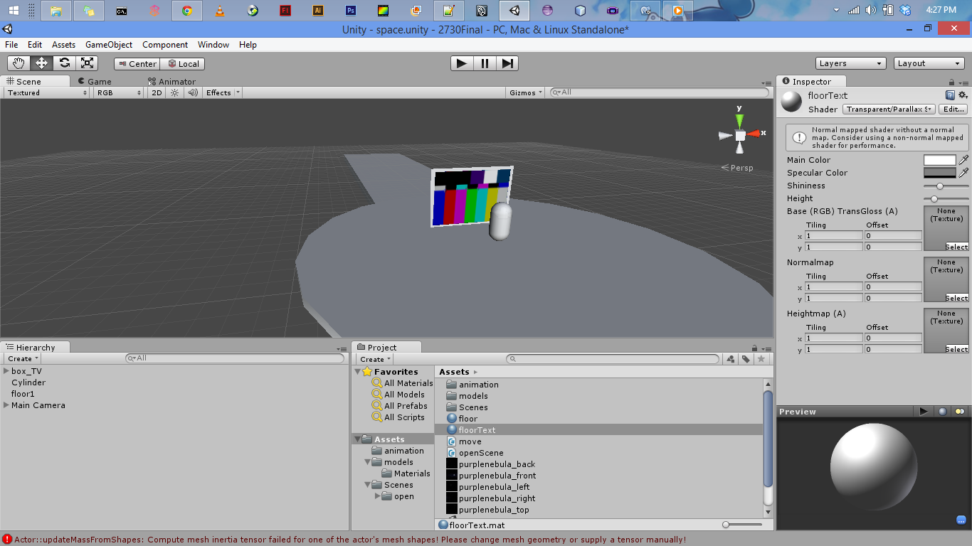 Making floor transparent - Unity Engine - Unity Discussions