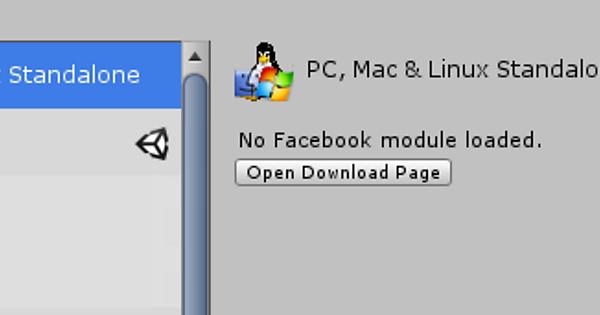 I can't build PC, Mac and Linux Standalone cause I dont have a FB ...