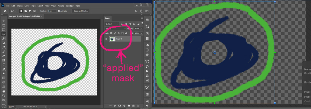 Photoshop masks break sprites in PSD importer - Unity Engine - Unity ...