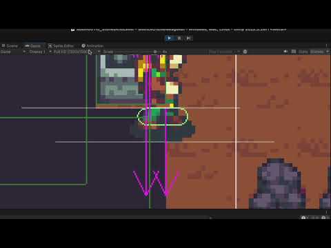 KinematicTopDownController from PhysicsExamples2D. Getting Stuck in ...