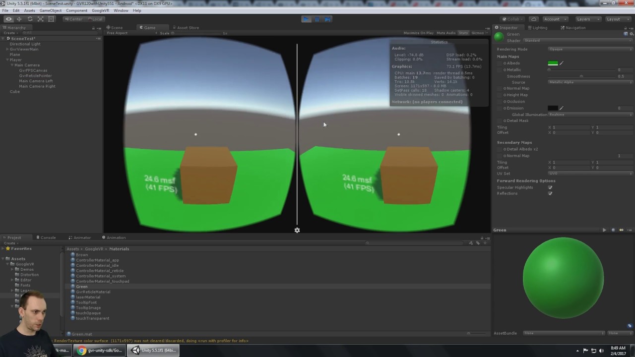 How to implement cardboard reticle pointer in Unity 5.6.0b7? - Unity Engine - Unity Discussions