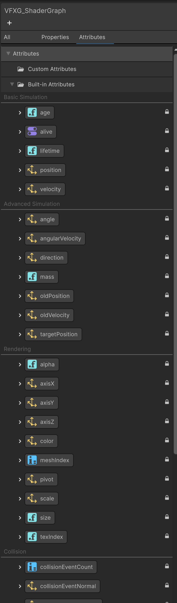 How to get attributes from VFX graph? - #5 by OrsonFavrel - Unity ...