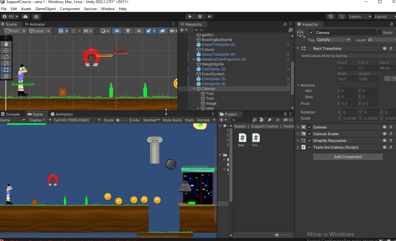make a system of eating and increasing hp , collect a banana and increase hp UNITY 2D - Getting ...