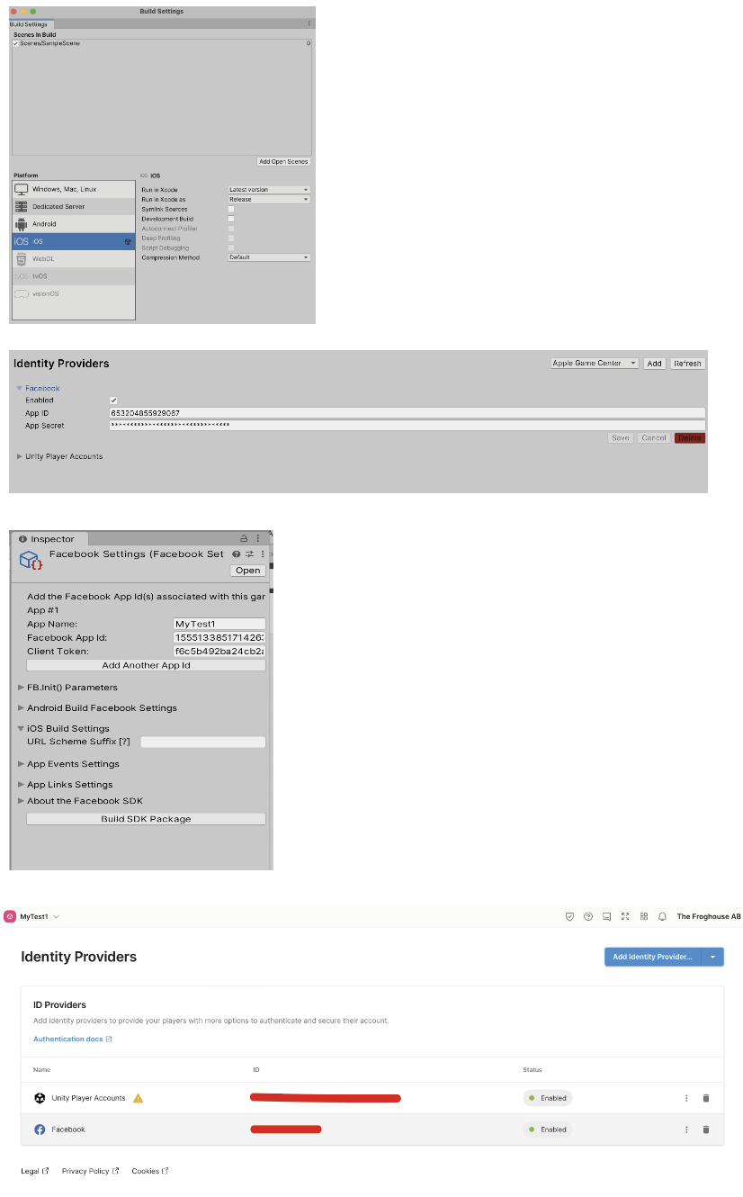 Facebook SDK - SignInWithFacebookAsync() - Access Token PERMISSION_DENIED (IOS) - Unity Services ...