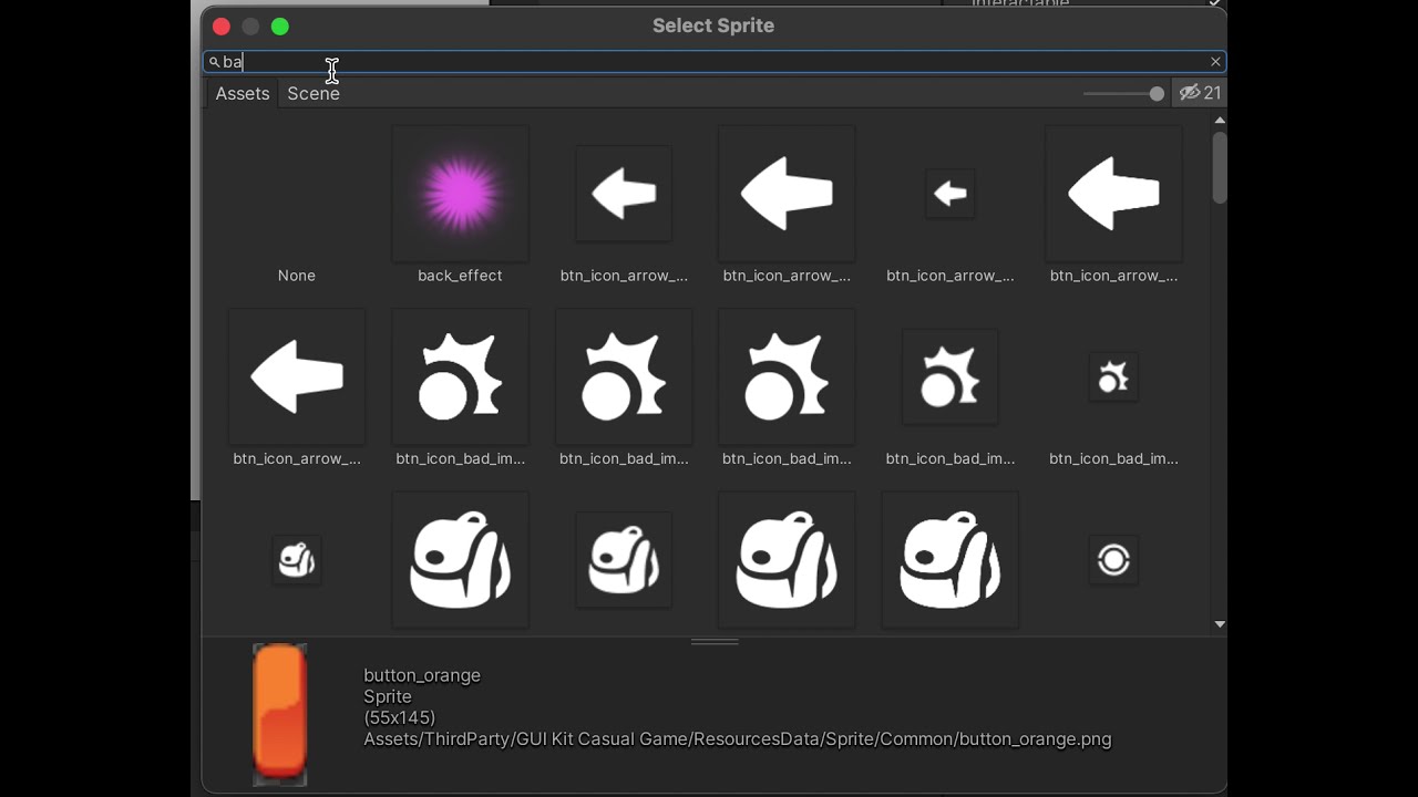 Was the "thumbnail size" slider removed from the asset picker in Unity 2021? - Unity Engine ...