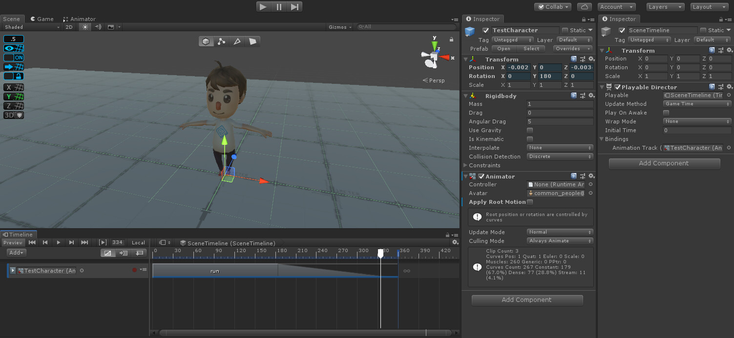 Inconsistent Timeline AnimationOutput blending behavior (Edit Mode T-pose) - Unity Engine ...