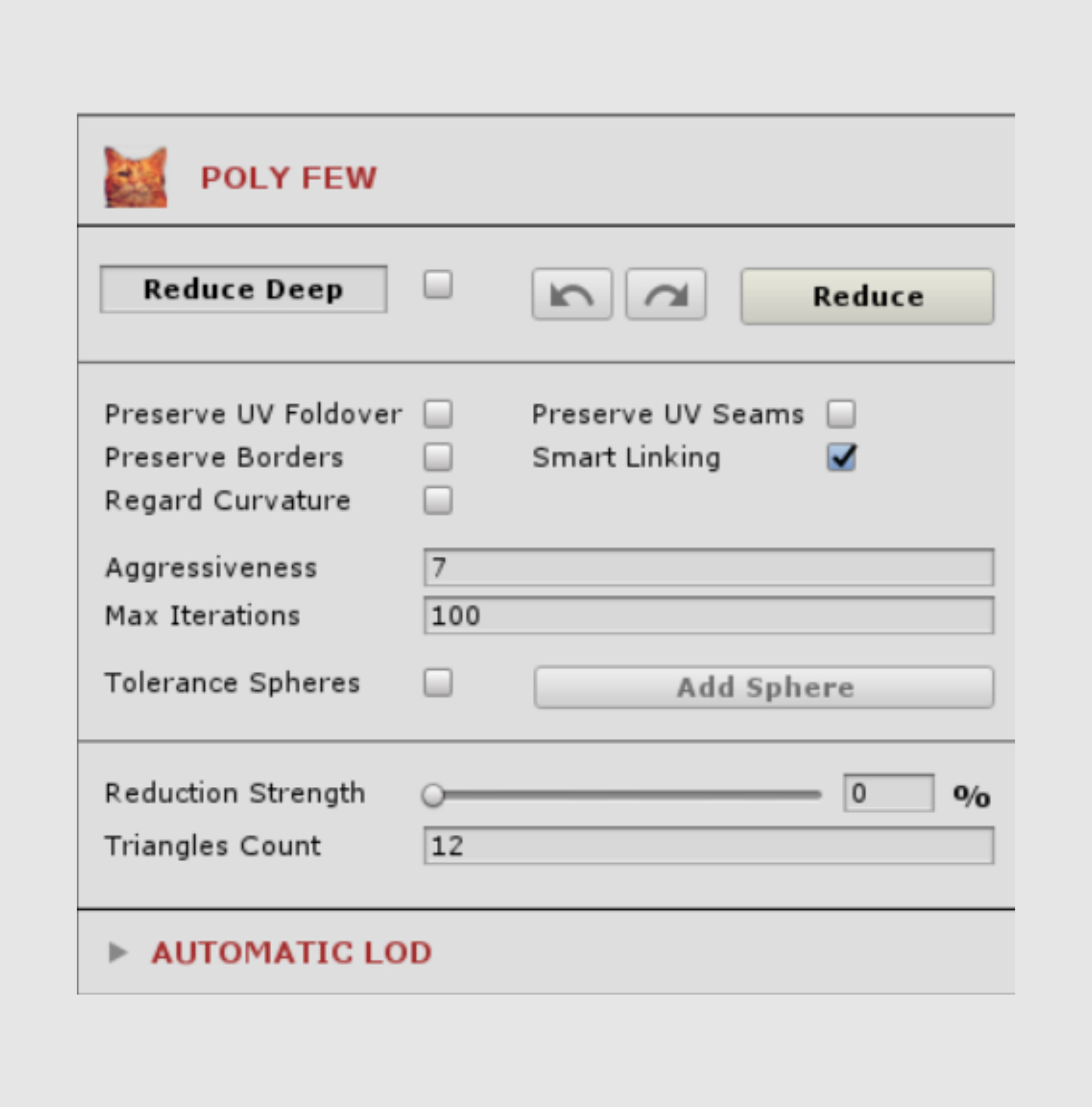 Poly Few | Mesh Simplifier and Automatic LOD Generator - Community Showcases - Unity Discussions