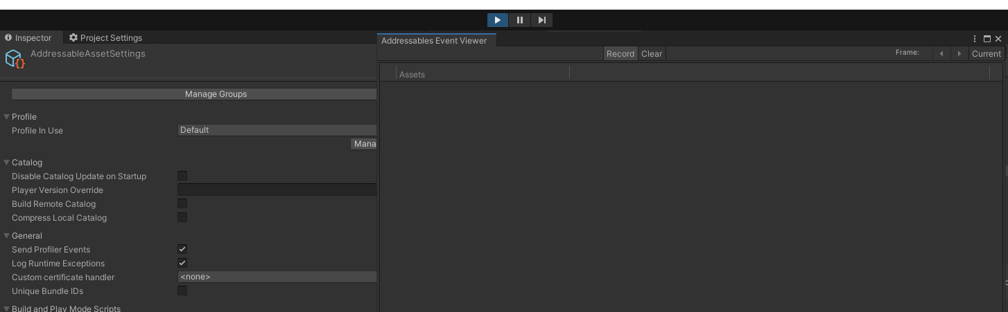 Addressables Event Viewer not working in 1.8.3 - Unity Engine - Unity Discussions