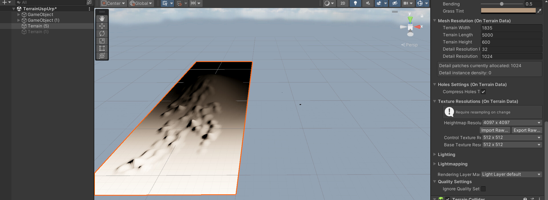 How to change Terrain size without stretching mountains and roads? - Unity Engine - Unity ...