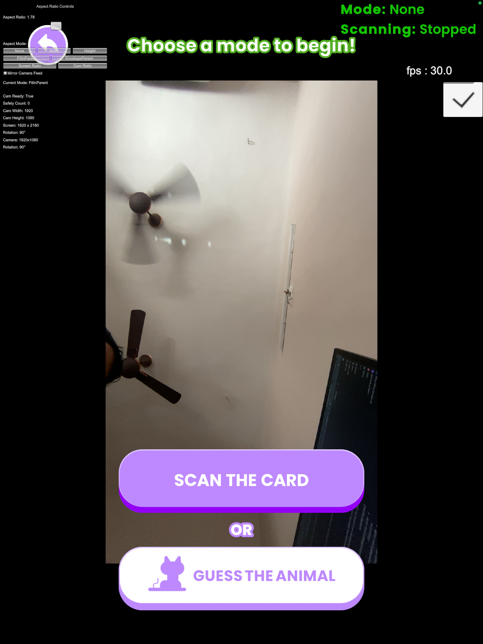 WebCamTexture appears zoomed with EnvelopeParent and letterboxed with FitInParent on iPad – FOV ...