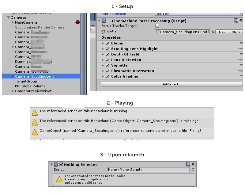 PP Extension script reference broken on play - Unity Engine - Unity ...