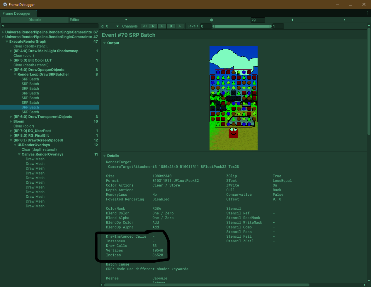 Draw calls and Batches the same - Unity Engine - Unity Discussions