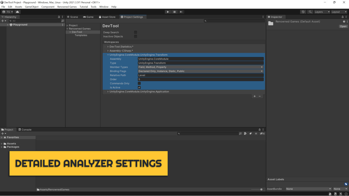 DevTool - Developer Extra Menu! - Community Showcases - Unity Discussions